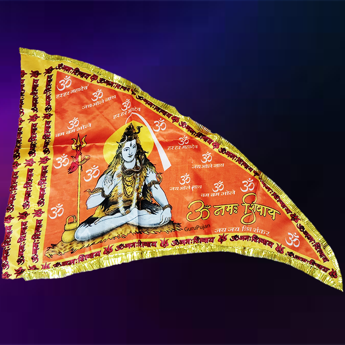 Om Namah Shivaay Shiv Ji Flag – Gurupujan – GuruPujan